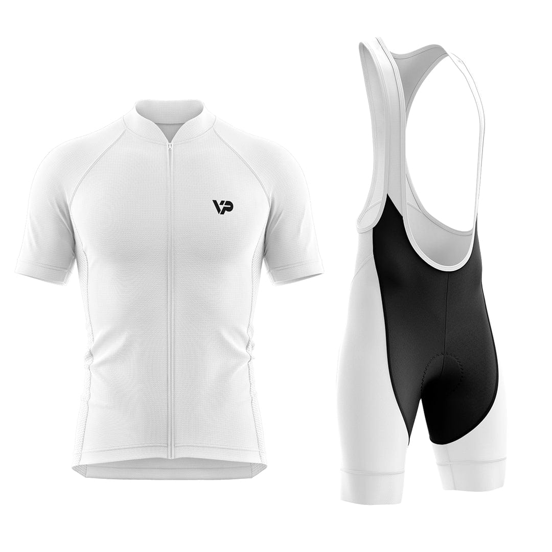 All White Cycling Kit - 20% Off Now – Victory Peak Cycling